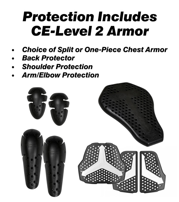 Airtex™ "Adventure" Motorcycle Shirt w/ Chest Protection – Bohn Body Armor