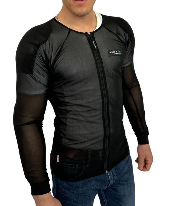 Cool-Air™ Mesh Armored Motorcycle Shirt – Bohn Body Armor