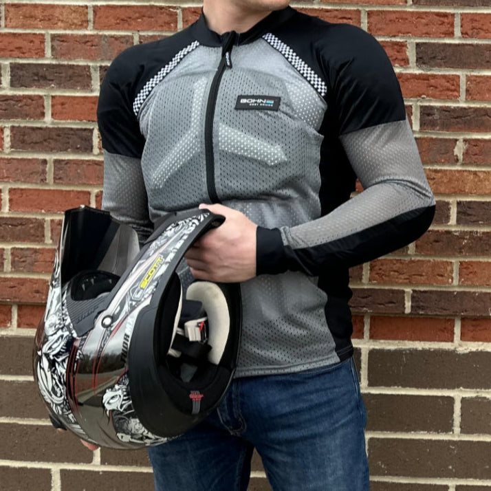 Armored Motorcycle Shirts | Bohn Body Armor | CE-Level 2 Armor